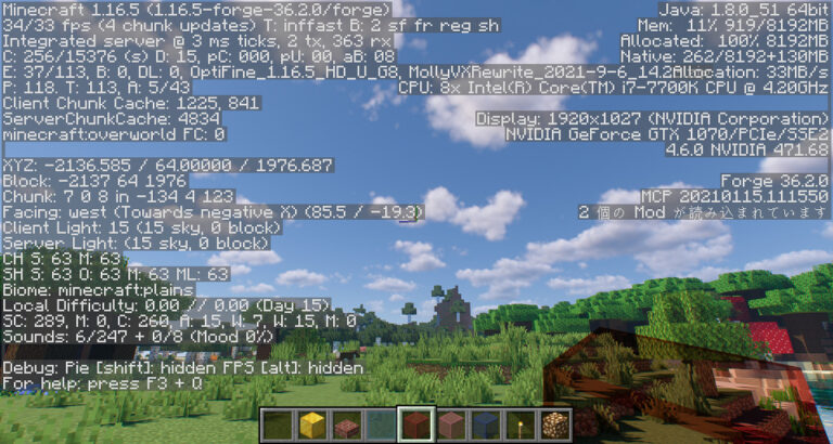 Java版でもレイトレーシングを楽しもう！『Molly VX shaders』のダウンロード方法も解説します！ | たかっちゃブログ