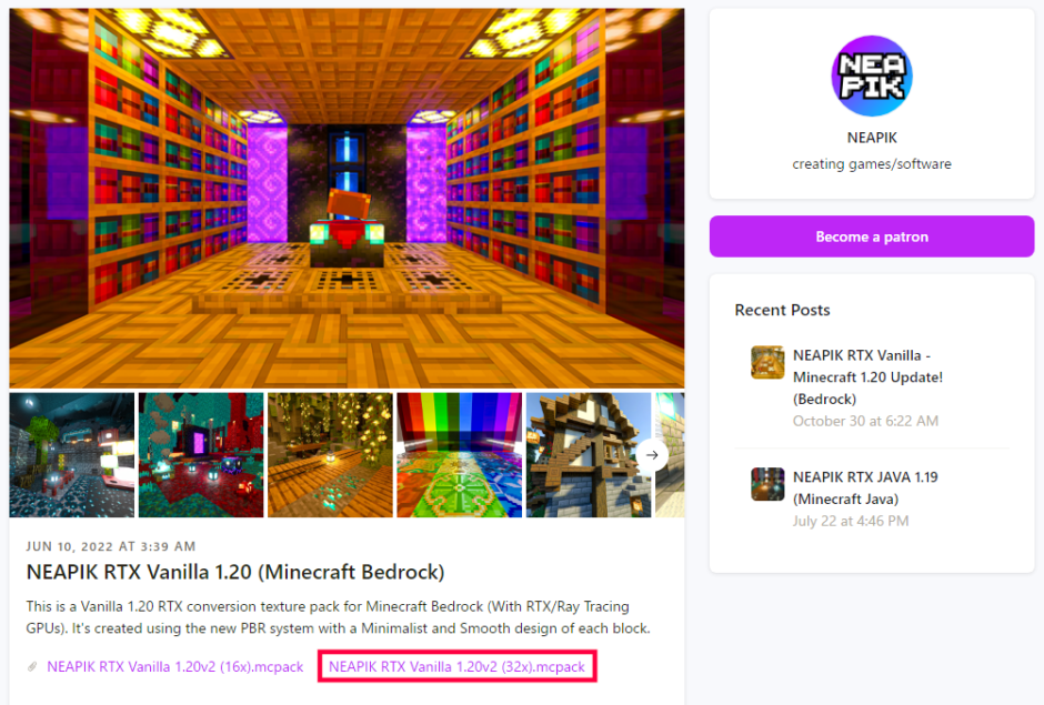 【マイクラ統合版】Minecraft RTX を自分のワールドで楽しむ方法 | たかっちゃブログ